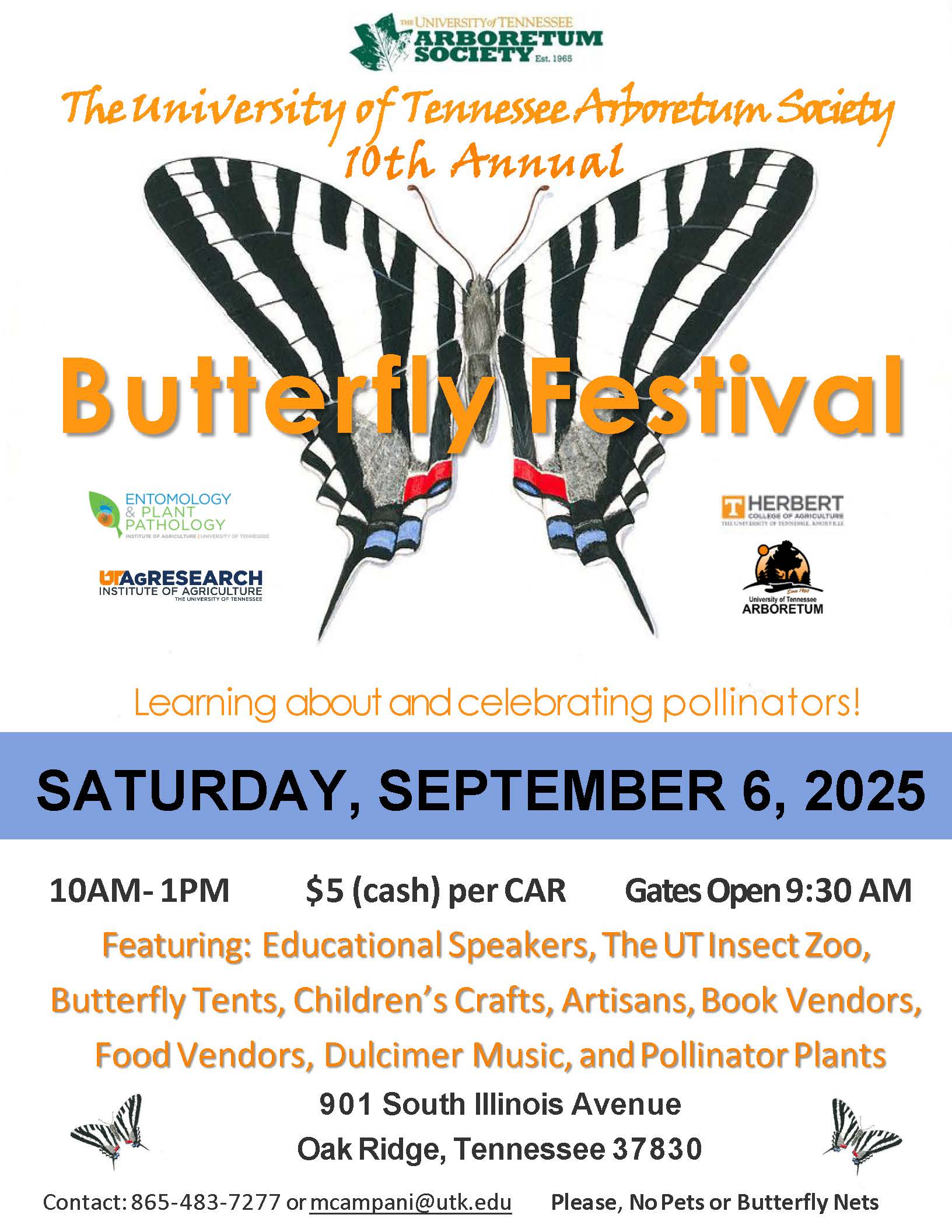UT Arboretum Butterfly Festival | UT Arboretum